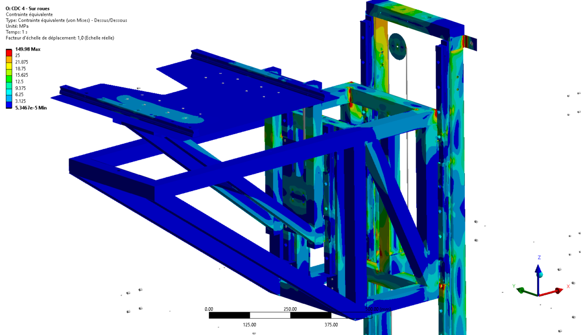 Saïna, Bureau d'études industriel - Simulation mécanique